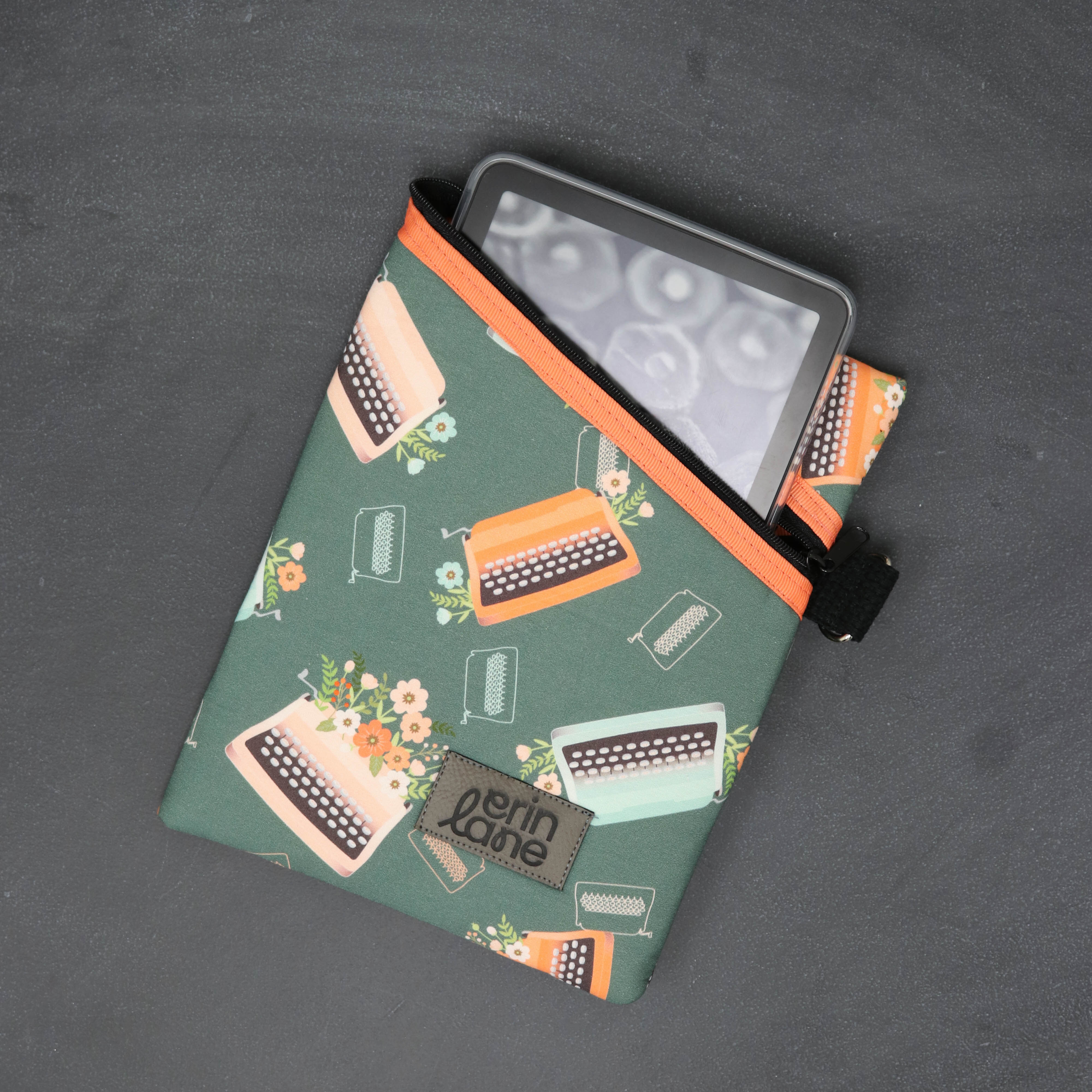 Padded E-Reader Sleeve with Key Clip – Fits Kindle and Small Tablets ...