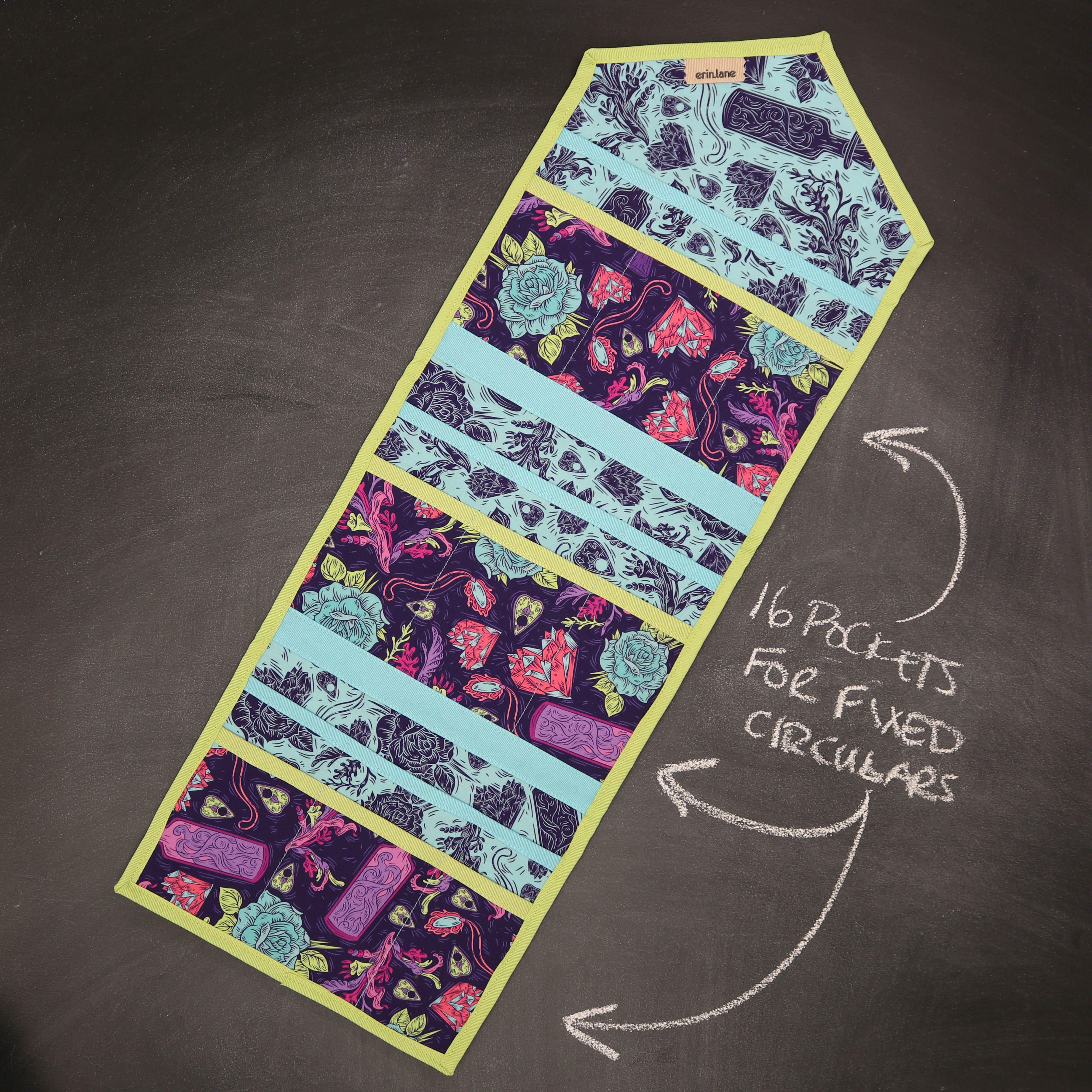 KnitPack Circular – Fixed Circular Needle Organizer Case – Erin.Lane Bags