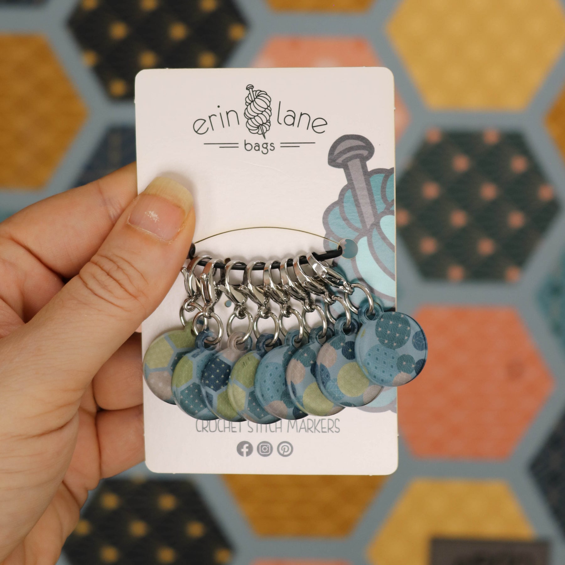 Organize Your Knitting Project with Erin Lane Bags' Stitch Markers ...