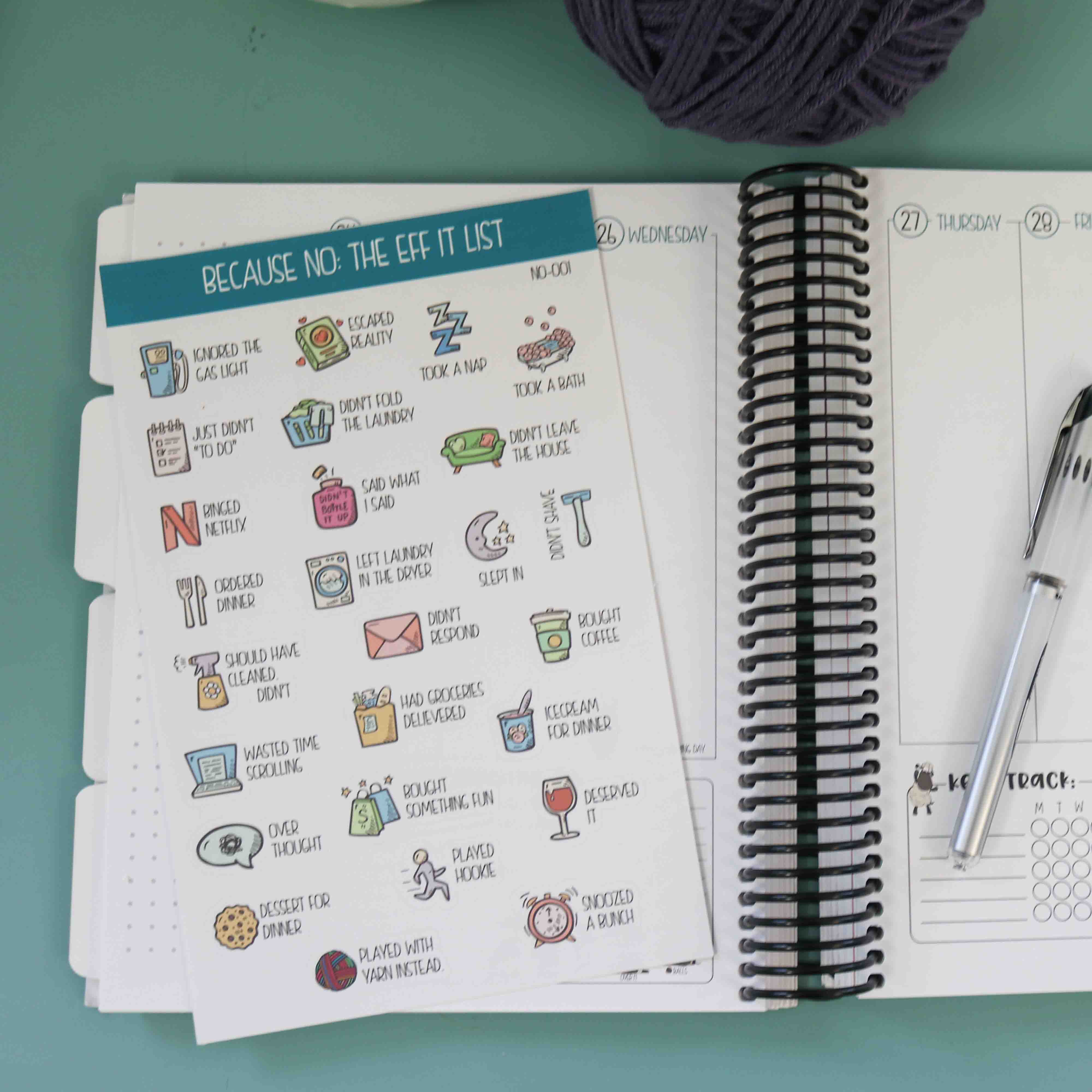 Eff It Stickers - Gentle Reminders for Self-Care – Erin.Lane Bags