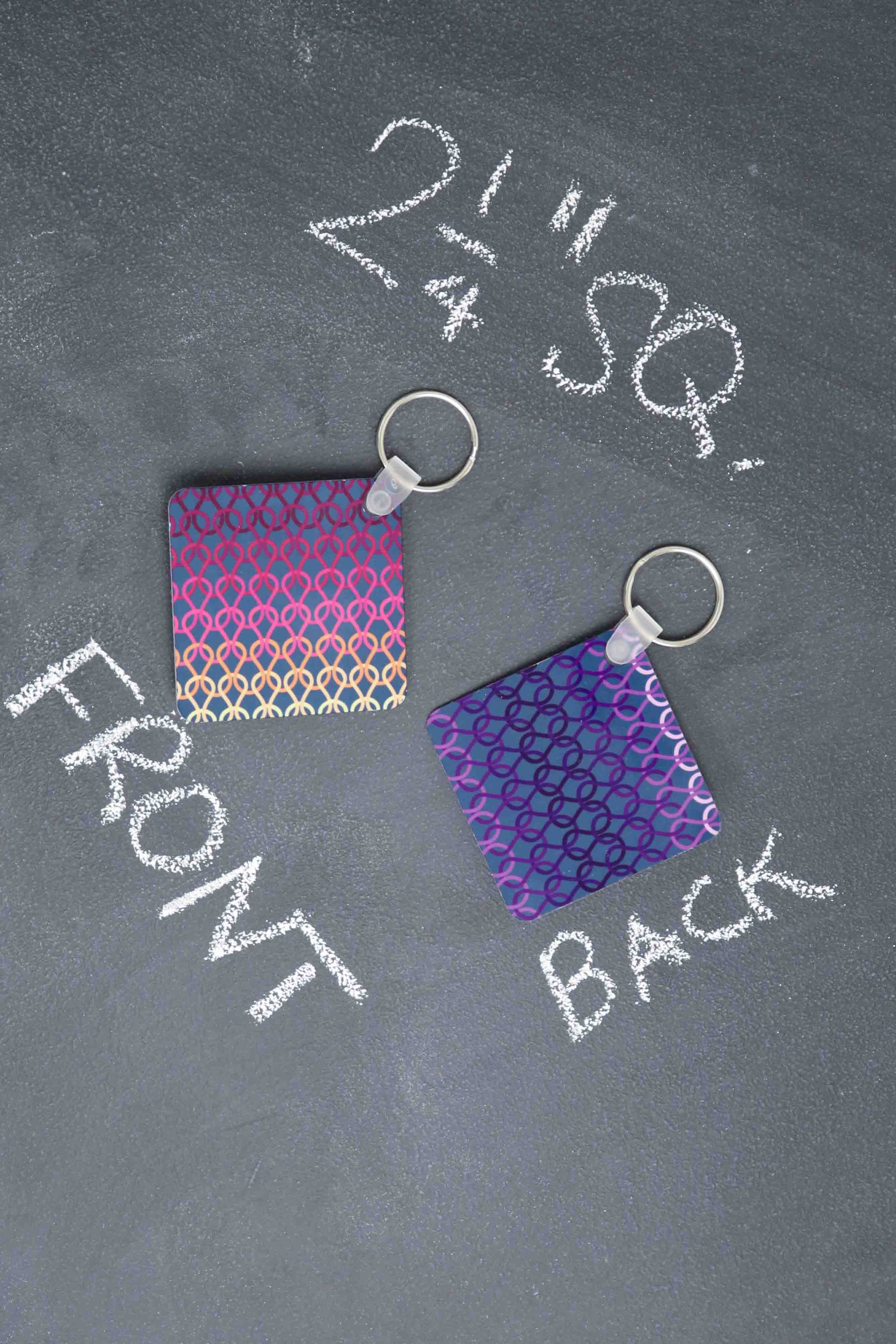 Durable Metal Sublimated Keychain – Ideal Gift for Crafters & Teachers ...