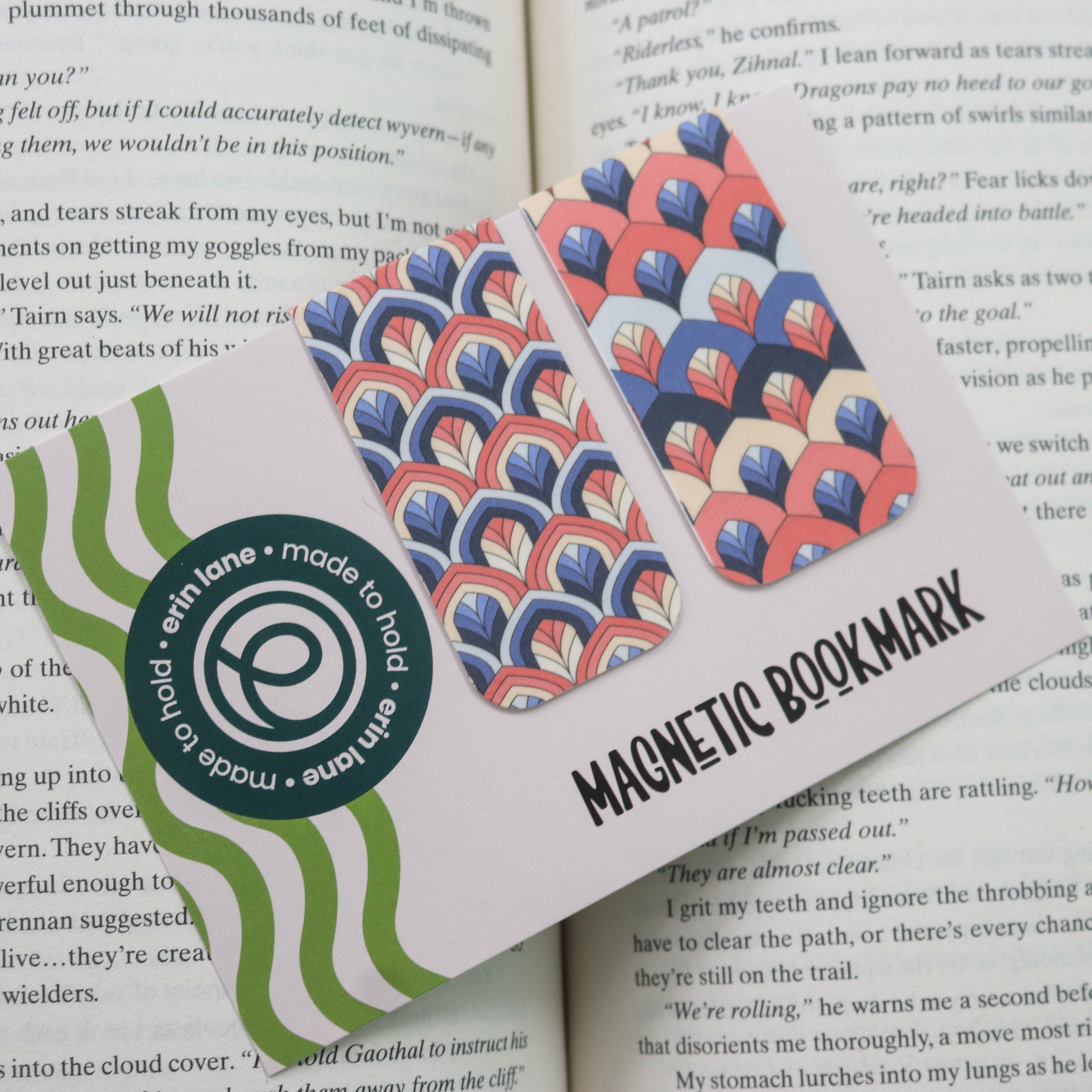 Set of 2 Magnetic Bookmarks – Reusable Page Holders for Books and ...